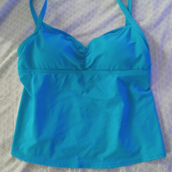 Lands' End | Swim | Lands End Tankini Womens 4 Swim Top Light Blue ...